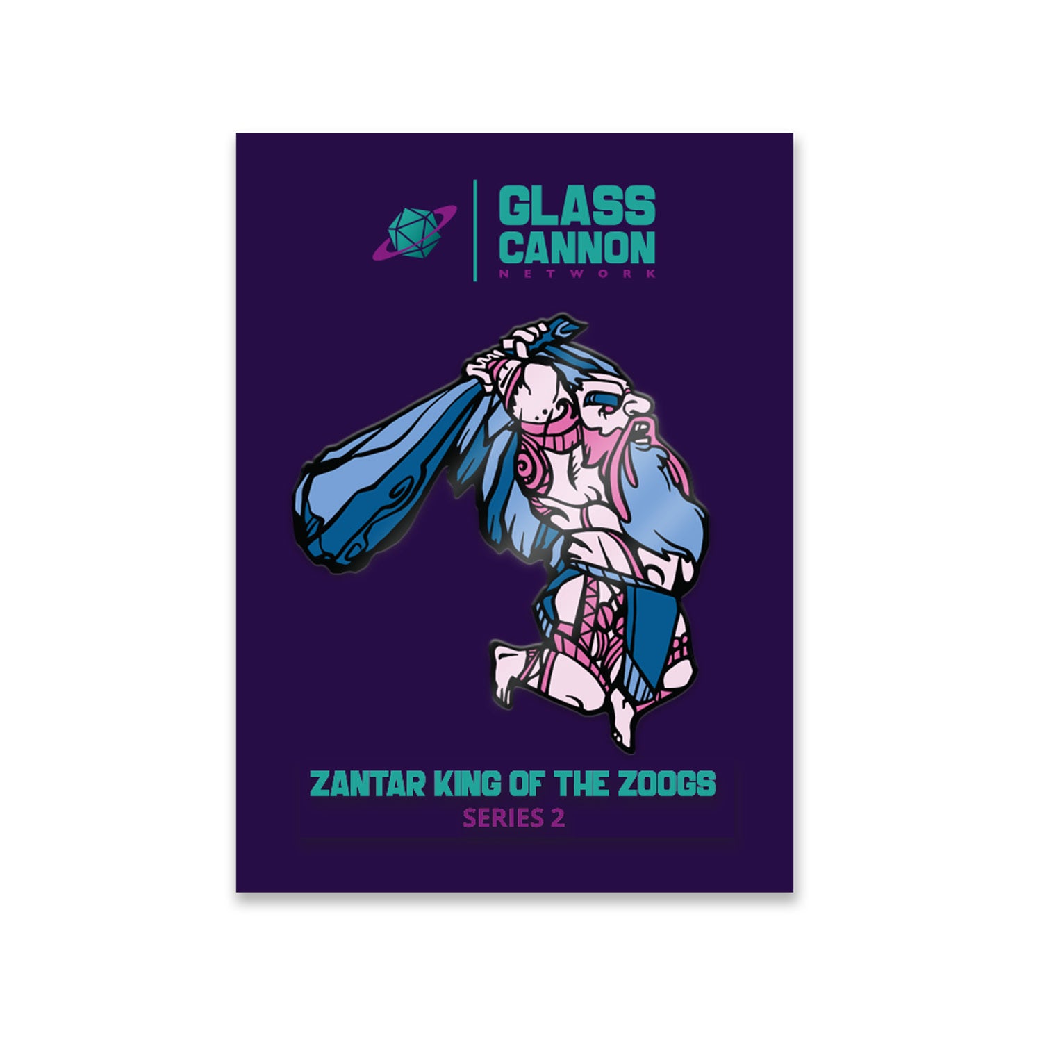 Zantar King of the Zoogs Pin – Glass Cannon