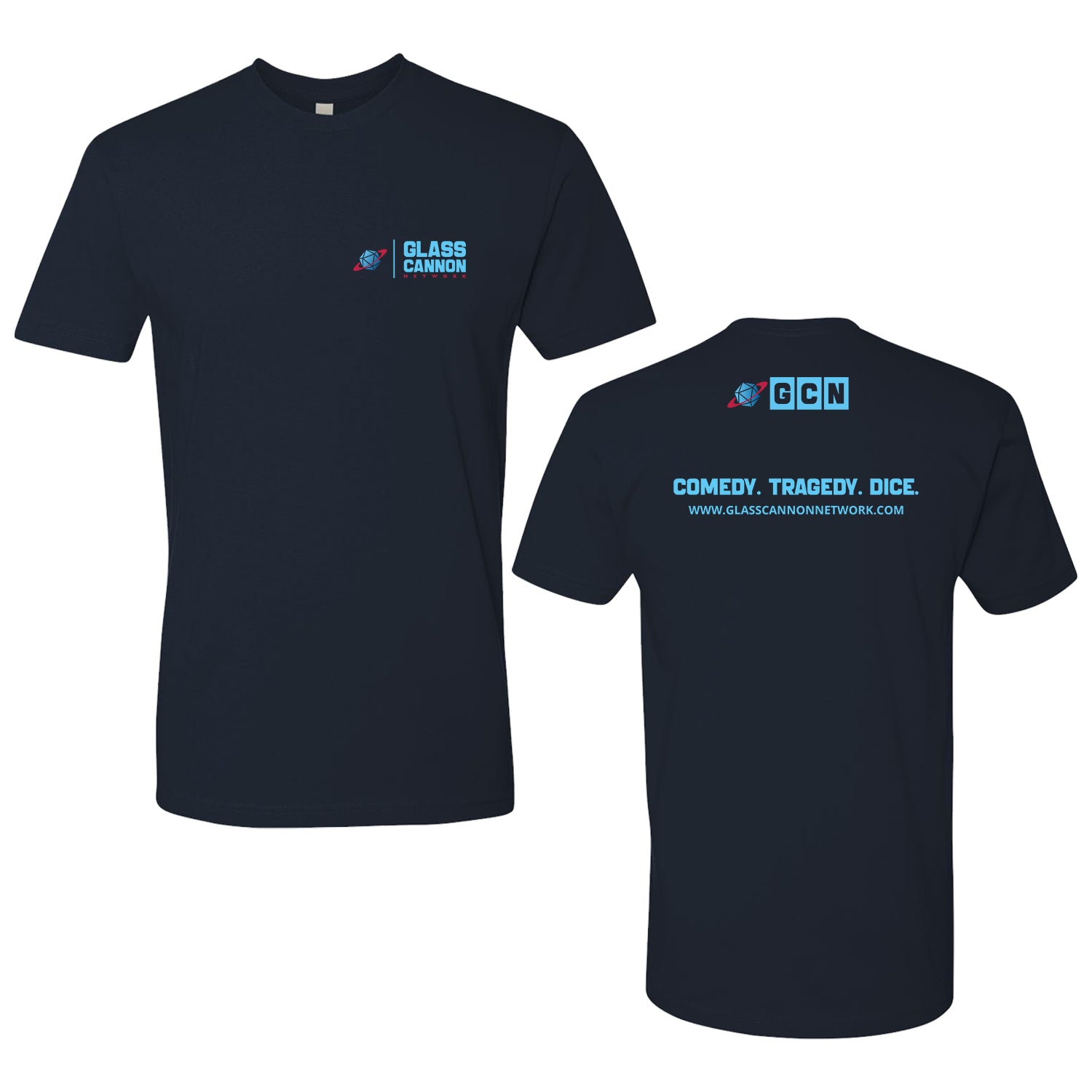 GCN Midnight Navy Unisex T-Shirt – Glass Cannon